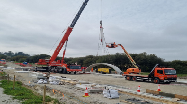 Newquay Strategic Route Bridge Construction